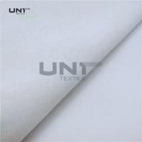 China Brushed Adhesive Woven Cotton Interfacing 100m/Roll Packing for sale