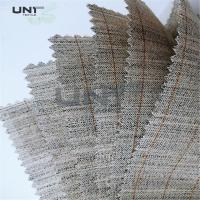 China Canvas Woven Wool Hair Interlining For Uniform Suit Overcoat for sale