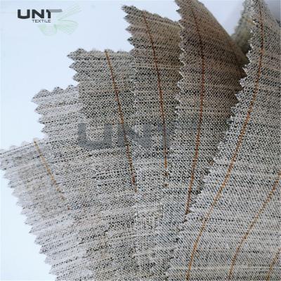 China Canvas Woven Wool Hair Interlining For Uniform Suit Overcoat for sale