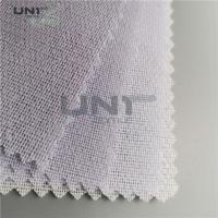 China Double Dot Woven Type Hard Cap Fusible Interlining 150cm Width for sale