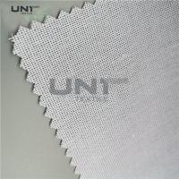 China Double Dot Woven Type Hard Cap Fusible Interlining 150cm Width for sale