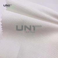 China Herringbone Pocketing Fusible Interfacing Fabric Flame Retardant for sale