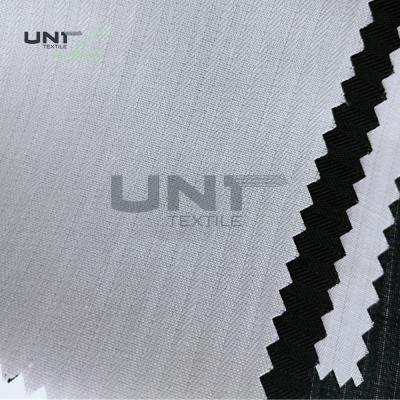 China ECO Dyeing Woven Interlining Plain Weaving Pocket Linings Smooth Surface for sale