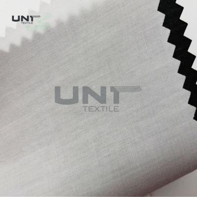 China Adhesive Double Dot Polyester Woven Interlining Water Soluble for sale