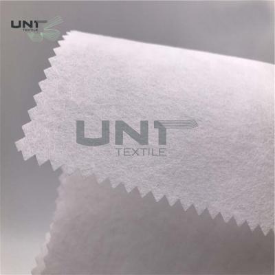China Middle Soft Fusible Interfacing Fabric / Extra White Fusible Lining Fabric 70gsm for sale