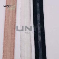China Women Underwear Bra Elastic Tape With Non Slip Silicone Grip for sale