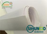 China Stiff Hard Hand Feeling Arabic Thobe 100% Cotton Fusible Interlining Woven Interfacing for sale