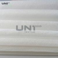 China High Bonding Adhesive 100% Polyester Fusible Warp Knitted Interlining Woven Interlining for Garment for sale