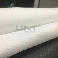 China 80gsm Pearl Dot Spunlace Nonwoven Fabric White Color Dirt Absorption for sale