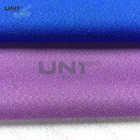 China 100D * 100D Stretch Garments Fusible Interlining Fabrics Circular Knit C1022WN for sale