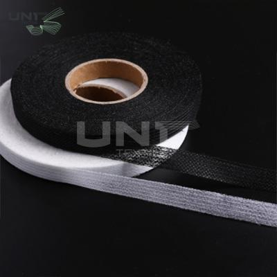 China Nonwoven Adhesive Polyester Fusing Tape 6mm Width 135gsm for sale
