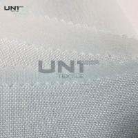 China Fusible Woven Clothing Tie Interlining Fabric  Brushed Plain Weave for sale