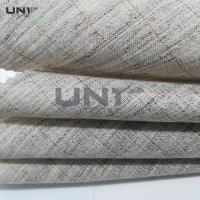 China Chinese Wholesale 190gsm heavy weight garment stretched cotton canvas fabric horse hair interlining for suit for sale