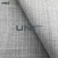 China Soft Washable Polyester Woven Long Hair Interlining Canvas Fabric for Suit for sale