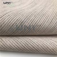 China Bruckram Cotton Canvas Horse Hair Interlining 150cm Width for sale
