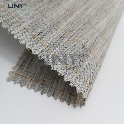 China Grey Extruded Fusing Knitted Hair Interlining 160cm Width for sale