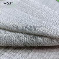 China 112cm Width Polyester Knitted Hair Interlining For Garment for sale