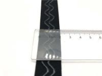China Anti Slip Silicone Gripper Elastic Tape For Bra Strip With Logo Printing for sale