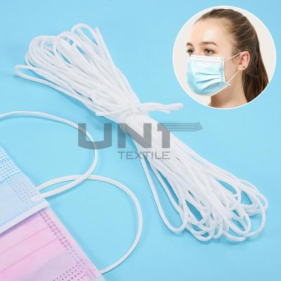 China 3mm Elastic Earloop Tape Garments Accessories Soft Touched for sale