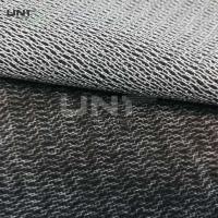 China Shrink Resistant 60gsm Brushed Weft Insert Interlining Woven Interlining for Overcoats and Suits for sale