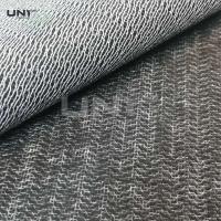 China Shrink Resistant 60gsm Brushed Weft Insert Interlining Woven Interlining for Overcoats and Suits for sale