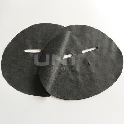 China Anti Bacteria Charcoal Color Spunlace Nonwoven Fabric 100% Bamboo Carbon Cross Structure for sale