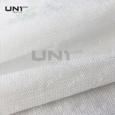 China T Pattern Fusible Interlining Long Fiber Spunbond Non Woven Fabric Rolls For Garment Shoes Industry for sale