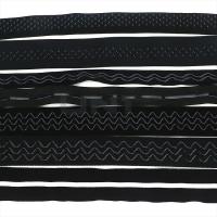 China Brown Color Garment Accessories Silicone Coated Elastic Tape For Bra Underwear for sale
