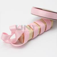China Good Tearing Strength Pink Silicone Elastic Tape / Unbreakable Rubber Bands For Jumpsuits for sale