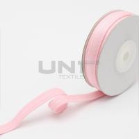 China Good Tearing Strength Pink Silicone Elastic Tape / Unbreakable Rubber Bands For Jumpsuits for sale