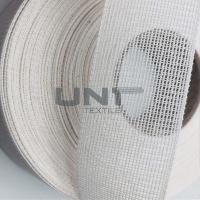 China 35mm T / C Garments Accessories Hard Hand Feeling Resin Interlining For Suits for sale