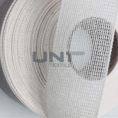 China 35mm T / C Garments Accessories Hard Hand Feeling Resin Interlining For Suits for sale