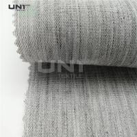 China Garment Stiff Interlining Material / Rayon Woven Fusing Interlining Fabric for sale