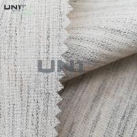 China Elastic Hair Interlining Stiff Interfacing Cloth Chest Canvas For Uniform for sale