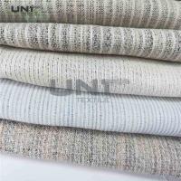 China Garments Eco - Friendly Fusible Interlining Fabric Elasticity High Weight for sale