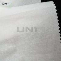 China 100% Cotton Soft HDPE Coated Cotton Fusible Interlining Shirt Interlining for Men Shirt Collar for sale