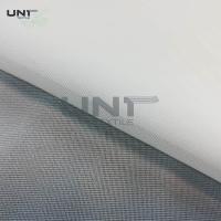 China 38gsm PA Double Dot 100% Polyester Warp Knitted Interlining Fusible Woven Interlining for Garment for sale