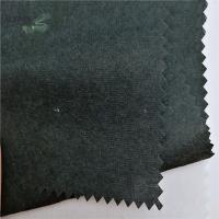 China Recycled Cotton Embroidery Backing Nonwoven Interlining Fabric Black Tear Away for sale