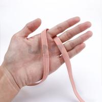 China Nude Garments Accessories Polyester Silicone Drip Elastic Tape for sale