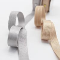 China 1cm Soft Nylon Elastic Band Webbing Bra Strap Anti Silp Silicone For Women for sale