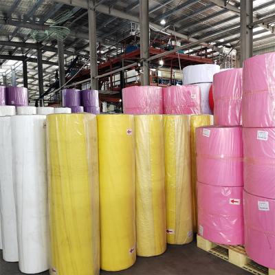 China Tear Resistant Multicolour PP Spunbond Nonwoven Fabric For Surgical Gowns Lab Coats for sale