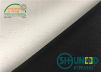 China Eco-Friendly Double Dot PA Coating High Stretch Twill Weave Fusible Interlining Woven Interlining Fabric for sale