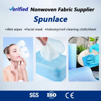 China Soft Spunlace Nonwoven Fabric With UV Resistance Good For B2B Wholesale for sale