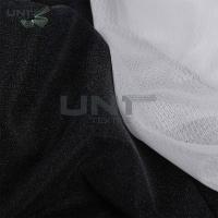 China Double Dot PA Coating Fusible Woven Interlining Soft Elastic for sale