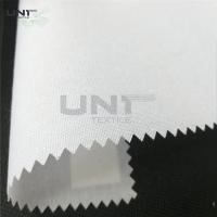 China Tearable 100% Cotton Fusible Interlining 157 gsm Woven Cotton Interfacing for Shirt Collars for sale