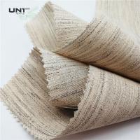 China Double Sided Hair Interlining Canvas Fabric For Overcoat Uniform for sale