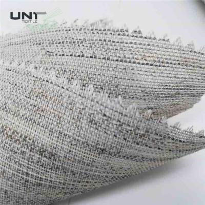China 50g - 200g Hair Interlining Canvas Fabric Elastic Chest Canvas Piece for sale