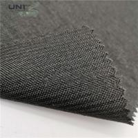 China 50m - 200m Length Hair Interlining Fabric Shrink Resistant For Suit for sale