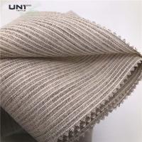 China Soft Cotton Canvas Horse Hair Interlining For Suitbruckram Interlining for sale