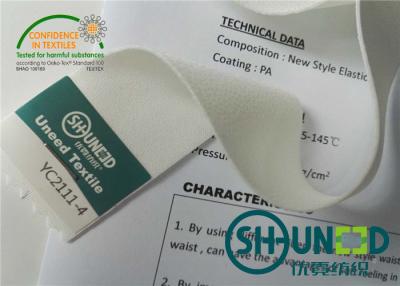 China Eco - Friendly Big Elastic PA Adhesive Lining And Interlining Dry Cleaning for sale
